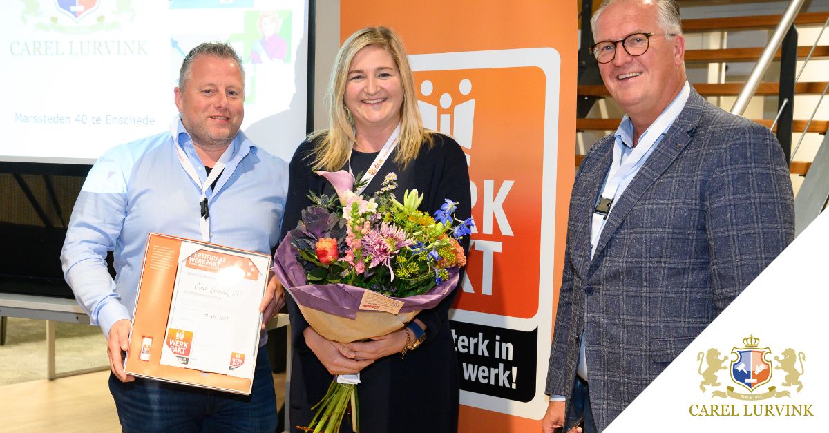 Carel Lurvink ontvangt Werkpakt Keurmerk - Carel Lurvink B.V. Carel Lurvink ontvangt Werkpakt Keurmerk - Carel Lurvink B.V.